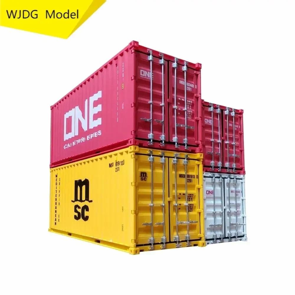 Jual 1/20 Scale Truck Model Container Box Model Toy Die-cast Simulation ...