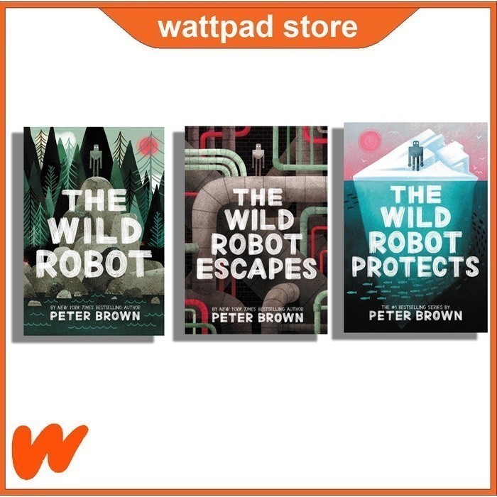 Jual The Wild Robot by Peter Brown (Books 1-3) | Shopee Indonesia
