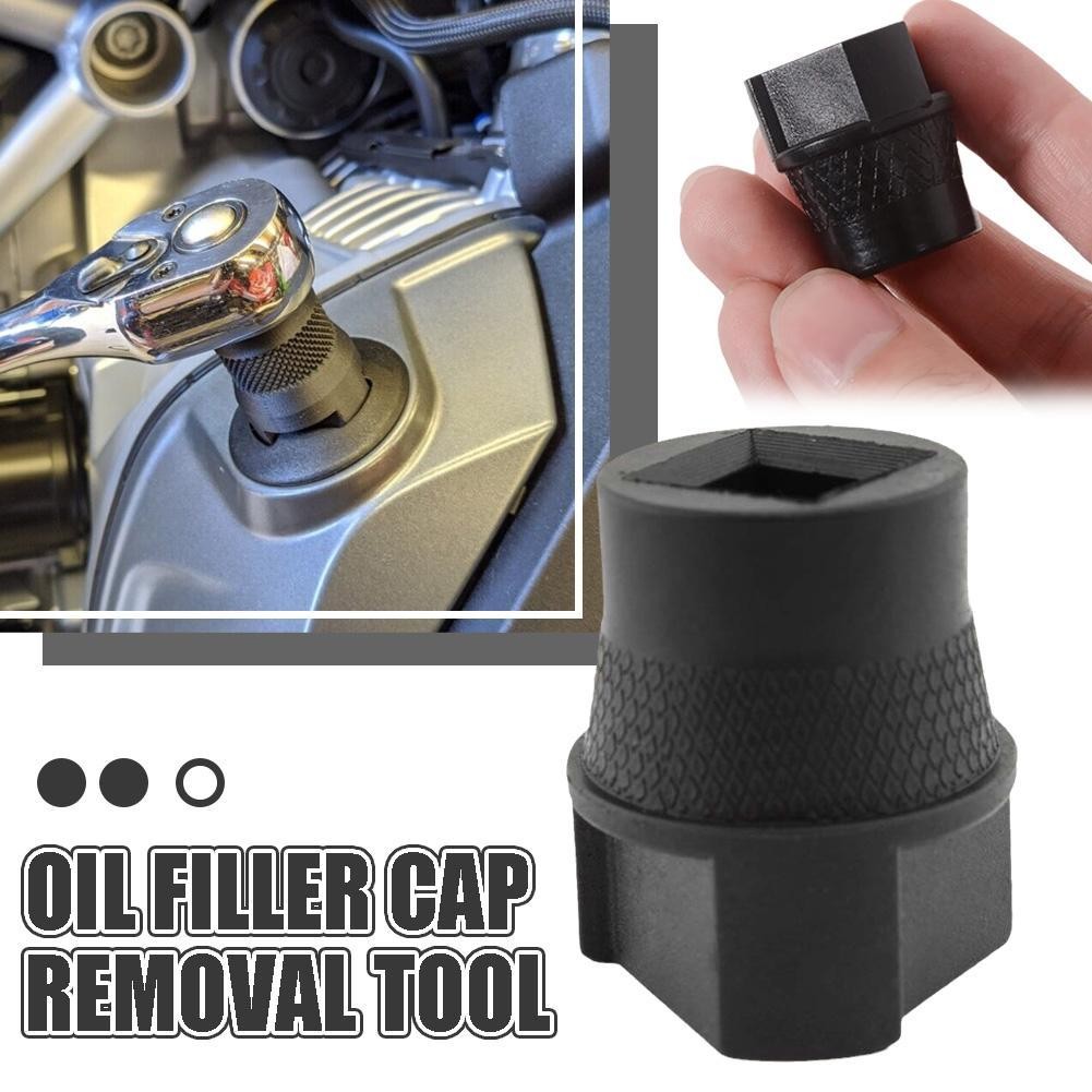 Jual Motorcycle Car Engine Oil Filler Cap Tool Wren Removal Black For ...