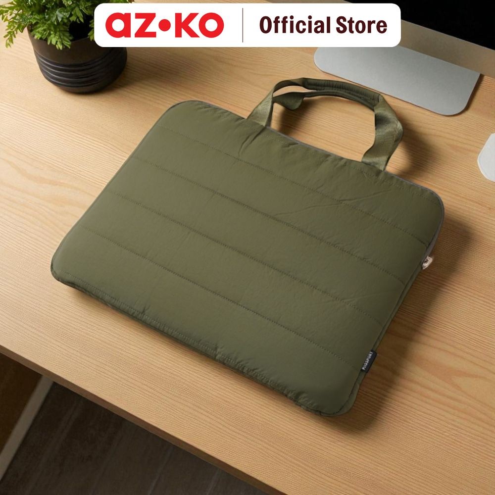 Jual AZKO Passport Hailey Tas Laptop - Hijau Laptop Bag Notebook Case ...