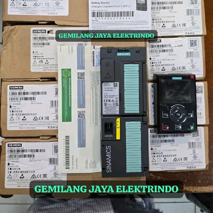 Jual SIEMENS SINAMICS CU240E-2 DP + SINAMICS IOP-2 / SIEMENS 6SL3244 ...