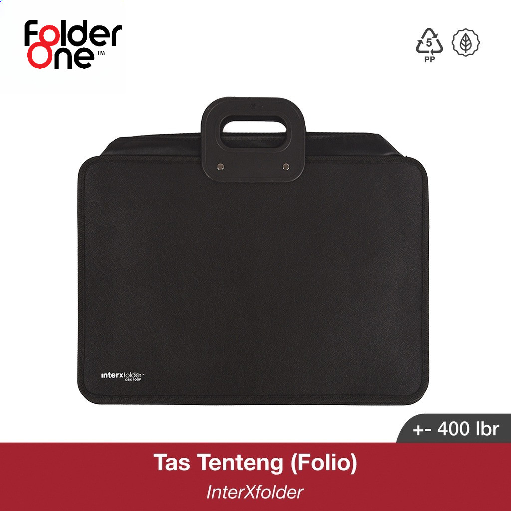 Jual InterX Folder Carry Bag Tas Dokumen Tahan Air / Map Arsip ...