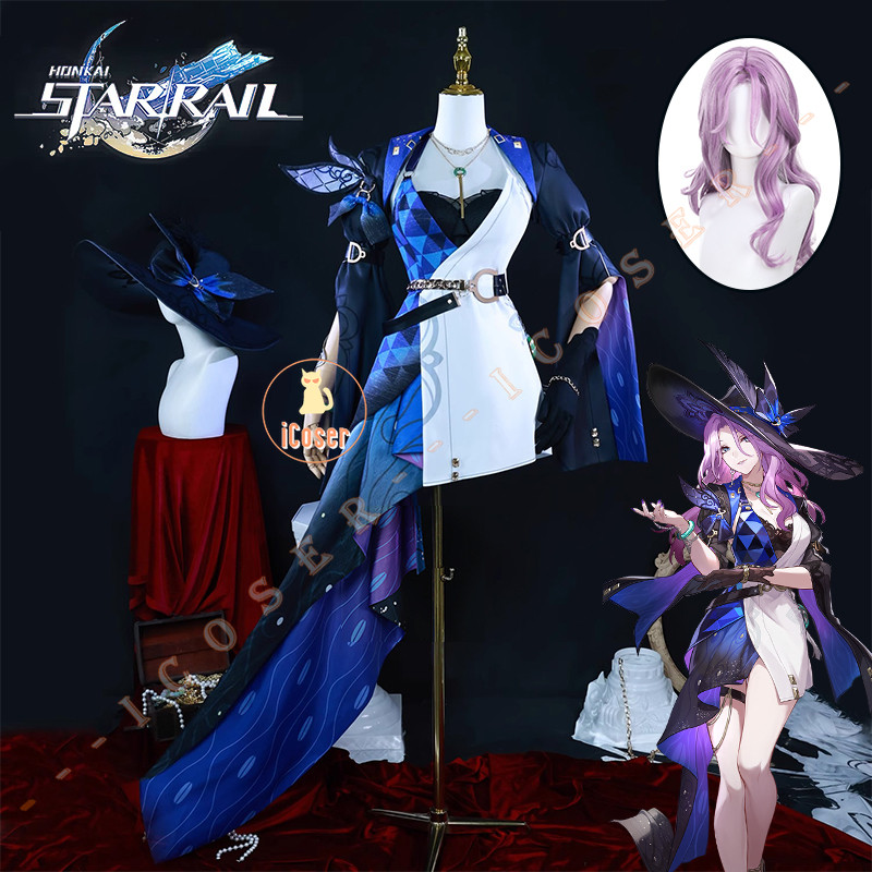 Jual Honkai Star Rail Jade Lady Bonajade Cosplay Costume Wig Dress ...