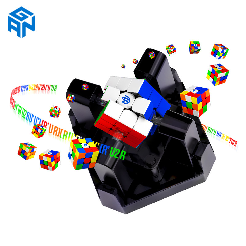 Jual GAN Cube Robot Magic Puzzle 3x3x3 Recovery Helper Machine ...