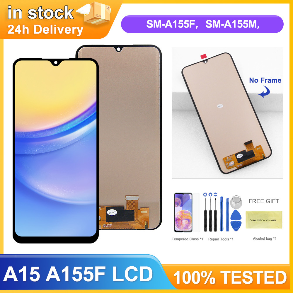 Jual 6.5'' A15 Display Screen for Samsung Galaxy A15 A155F A155F/DSN ...