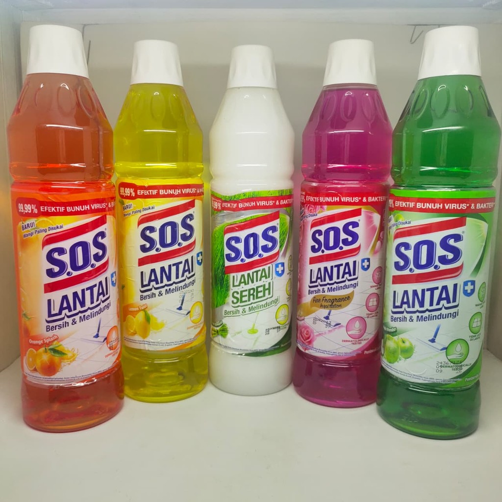 Jual SOS PEMBERSIH LANTAI BOTOL VARIANT 780ML | Shopee Indonesia