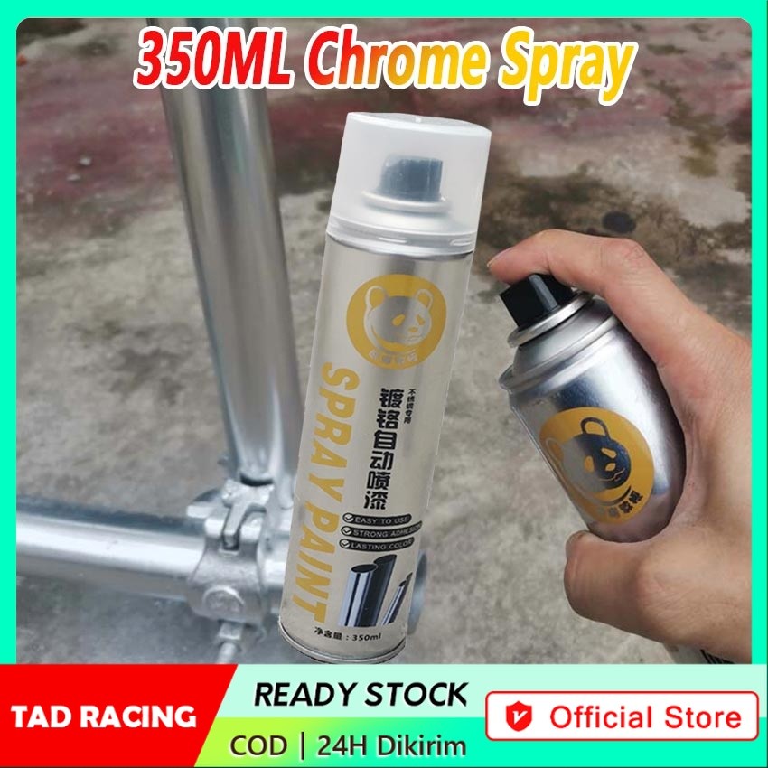 Jual 350ML Cat Semprot Chrome Sapporo Chrome Spray Paint Anti Karat ...