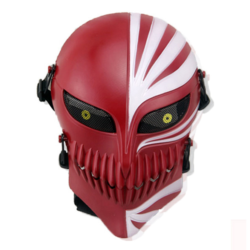 Jual Death Ichigo Kurosaki Bleach Skull Mask Military Tactical Wargame ...