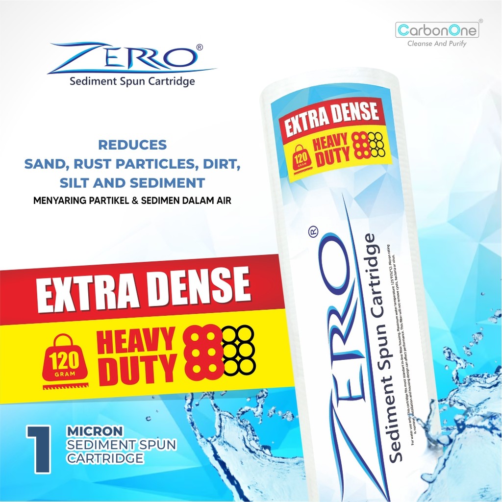 Jual ZERRO SPUN 10" 1MICRON (100) | Shopee Indonesia