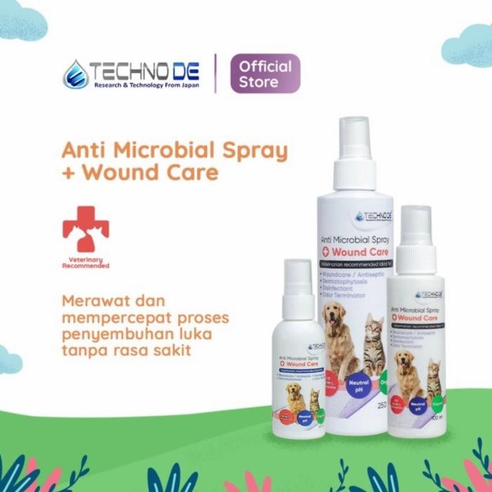 Jual Technode Disinfectant & Antiseptic For Pet Care Techno De 250ml ...