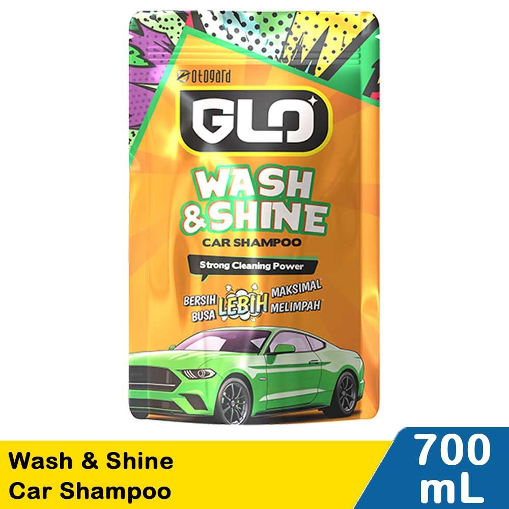 Jual GLO WASH & SHINE CAR SHAMPOO 720/700mL | Shopee Indonesia