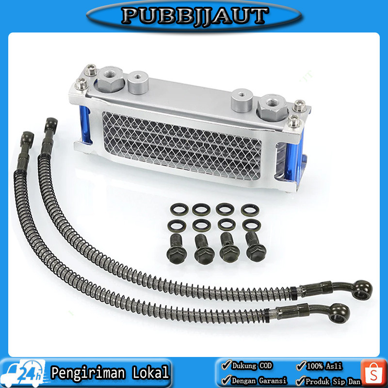Jual Universal Oil Cooler Engine Transmission Oil Cooler Cooling ...