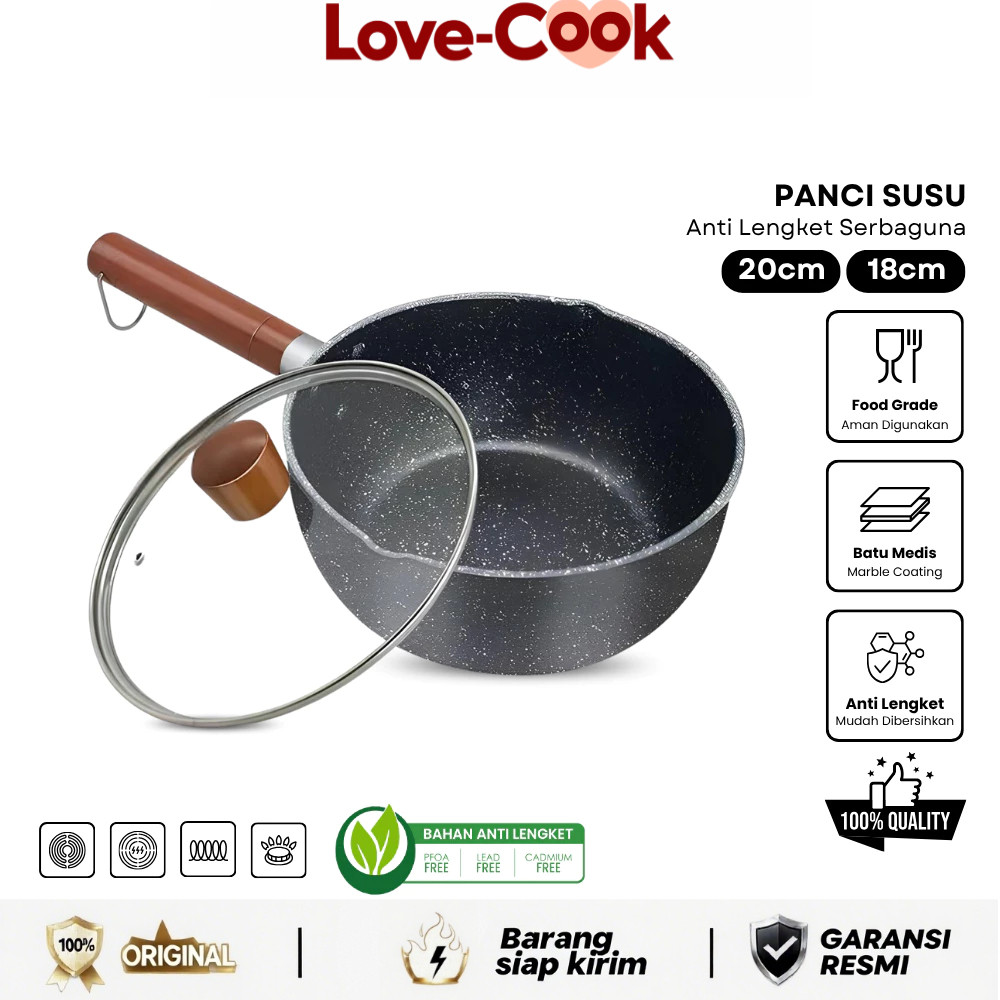 Jual Love Cook-Authorized Milk Pot Batu Medis Food Grade | Panci Susu ...