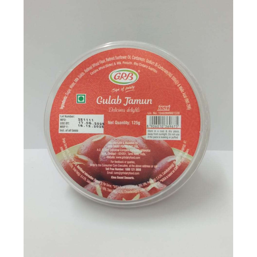 Jual GRB Gulab Jamun 125g (cup) | Shopee Indonesia