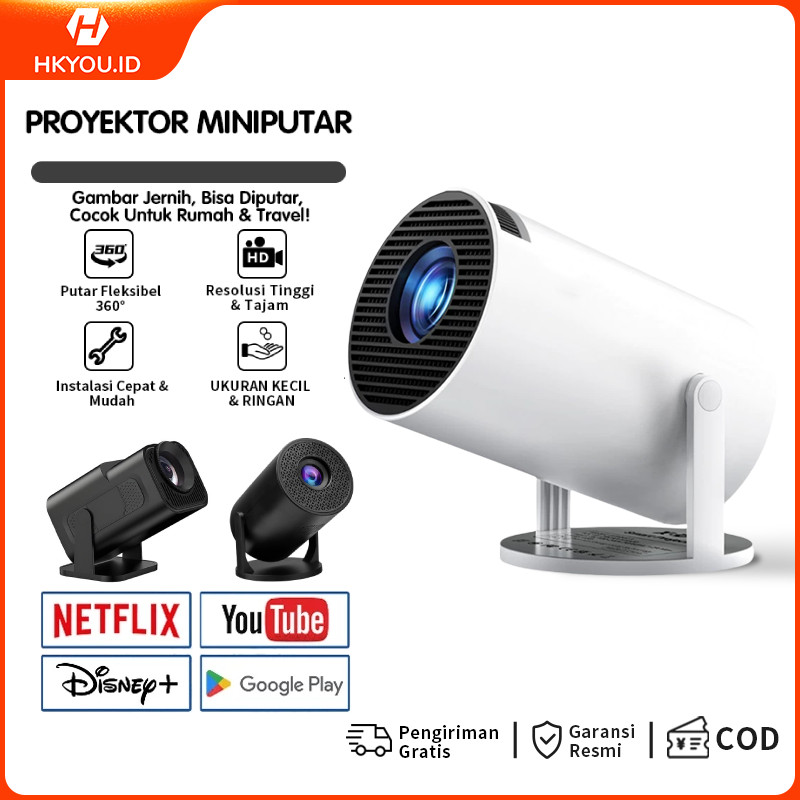 Jual Proyektor 4K HD Wifi6 Android 11 Home Theater Proyektor Portabel ...