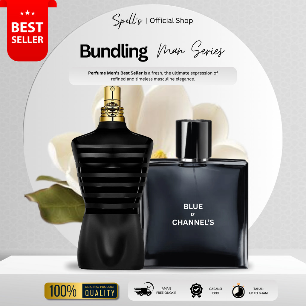 Jual [FREE VOUCHER 50K] Jean Paul Le Male & Blue De Channel Parfum Pria ...