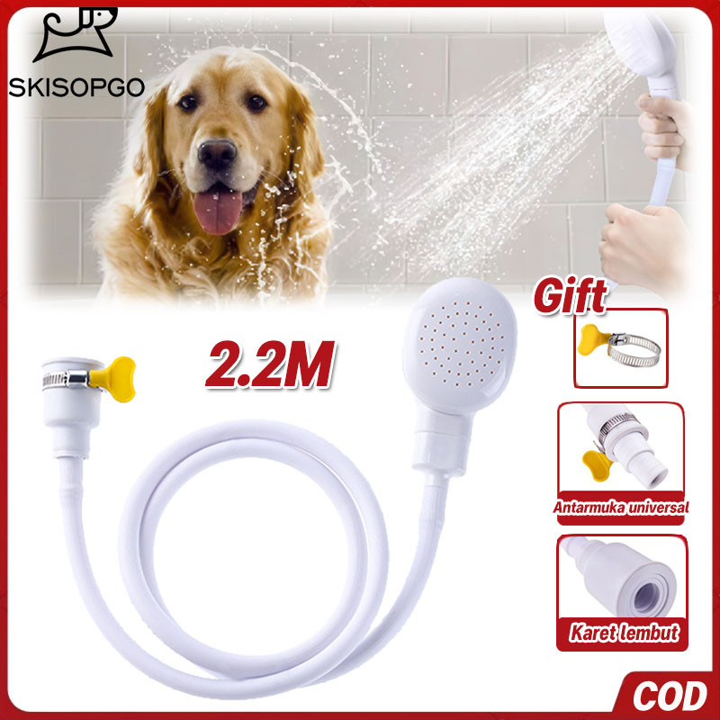 Jual SKISOPGO 2.2M Pet Shower Head Portable Sink Selang Multi Fungsi ...