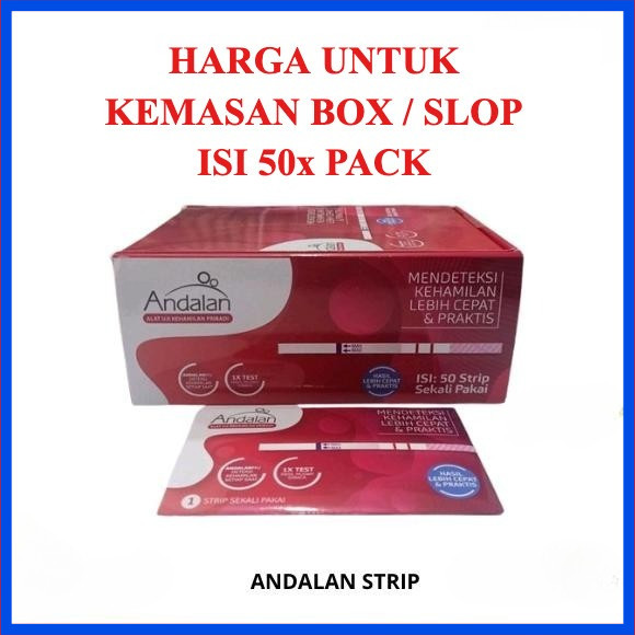 Jual Promo Harga Per Box Andalan Strip 1 Box 50x Pack / 1 Slop (Karton ...