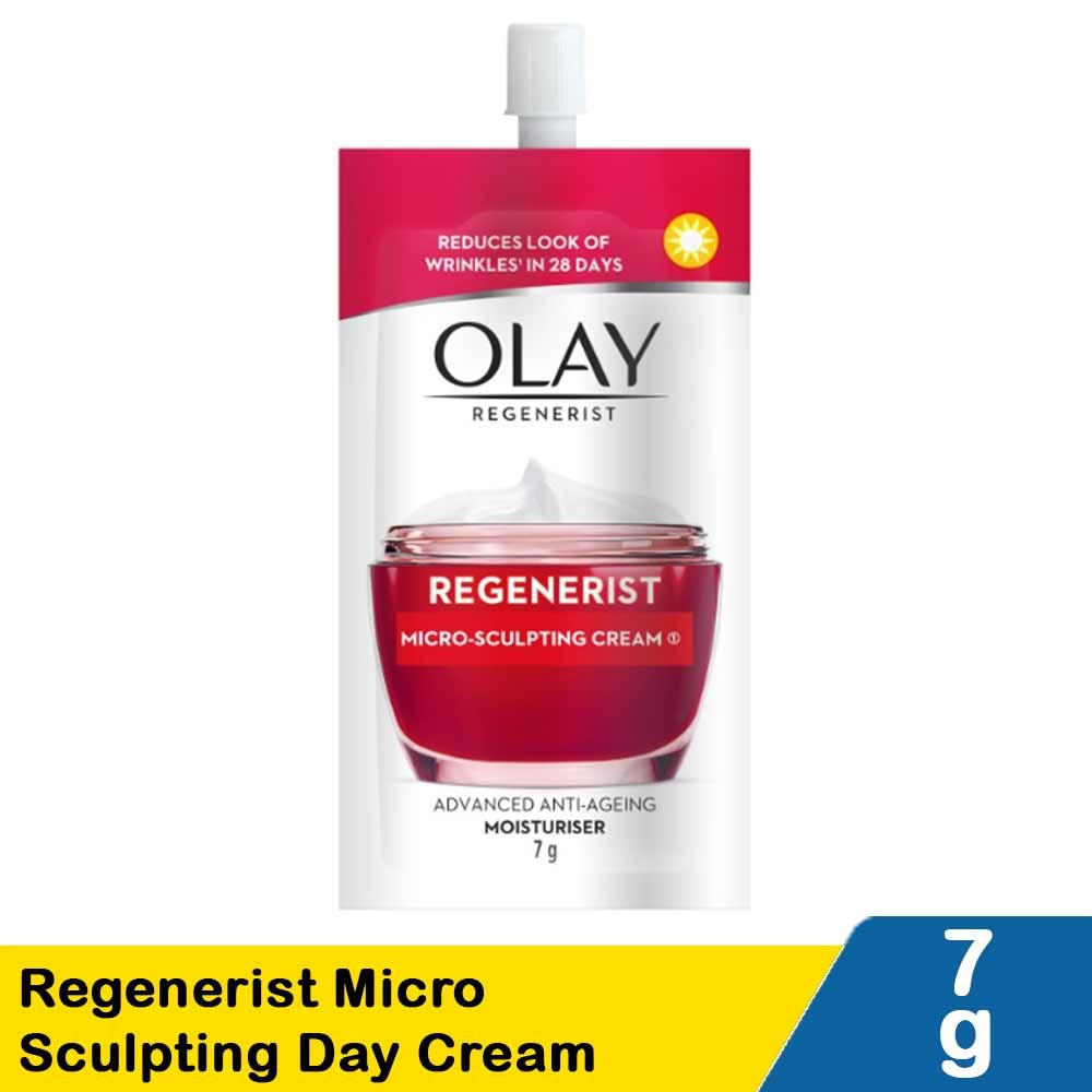Jual OLAY REGENERIST MICRO SCULPTING DAY CREAM 7g | Shopee Indonesia