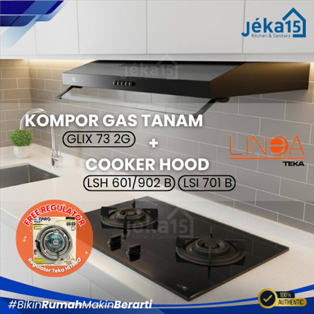 Jual JEKA15 - TEKA Linea Paket Kompor GLIX 73 2G + Cooker Hood | Shopee ...