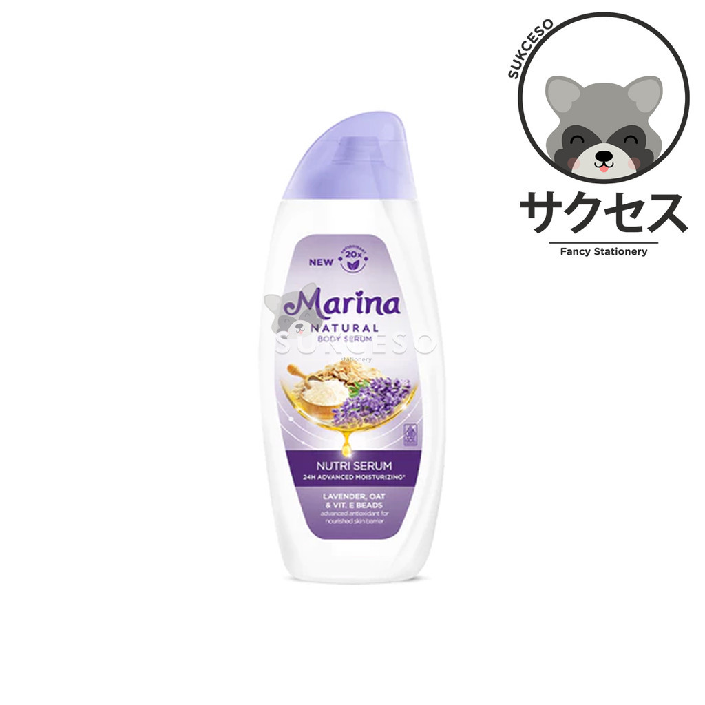 Jual Marina Natural Body Serum 190ML Nutri Serum (Ungu) With Lavender, Oat, & Vit E | Shopee ...