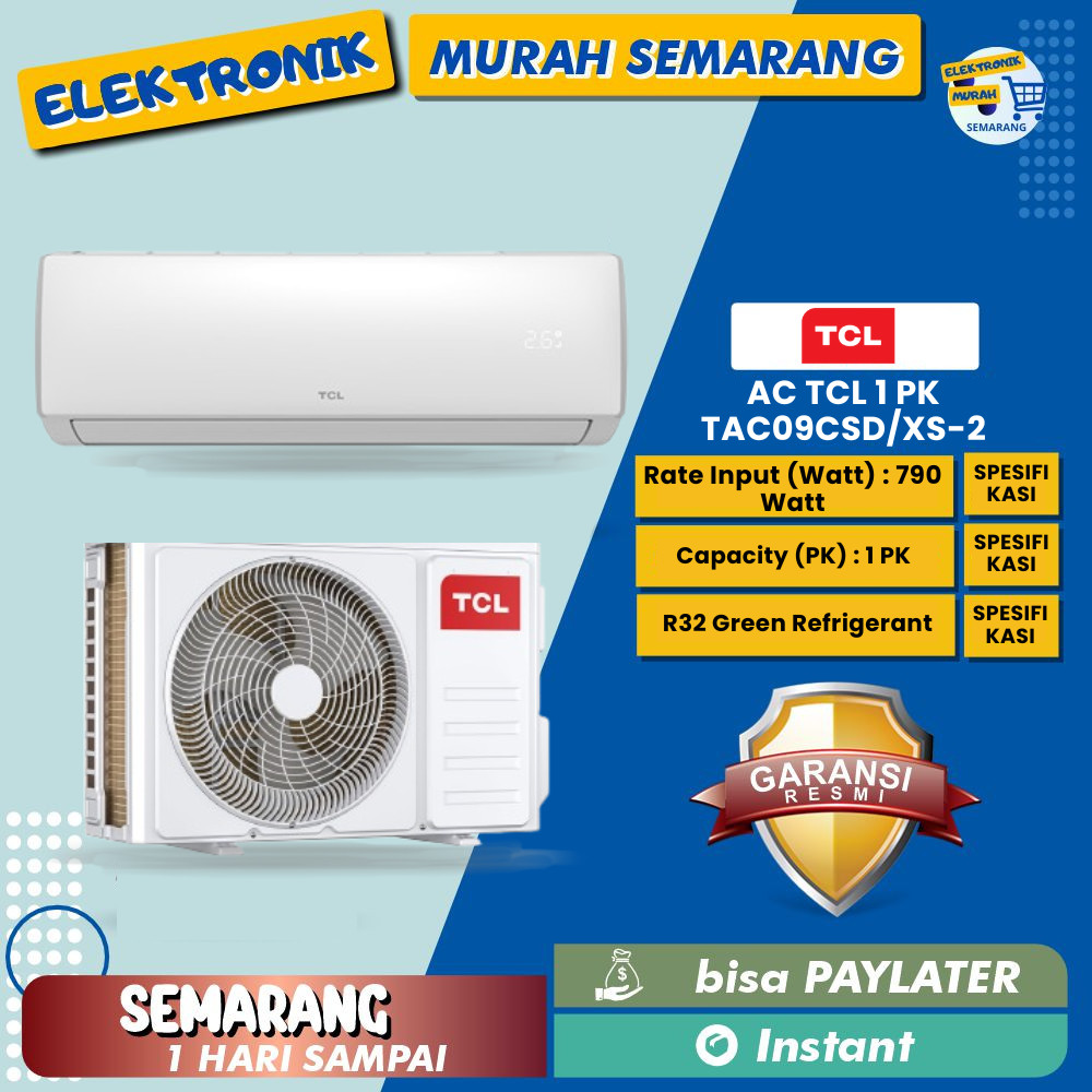 Jual AC TCL 1 PK Standart TAC09CSD/XS-2 | UNIT ONLY | Shopee Indonesia
