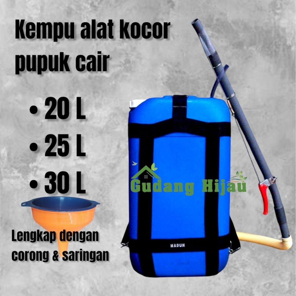 Jual New Kempu alat kocor pupuk cair 20 liter 25 liter 30 liter jurigen ...