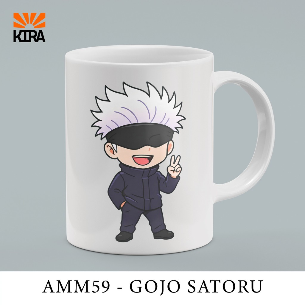 Jual KIRA Mug Anime Chibi Mini Gojo/Goku/Fern Frieren/Draken - Hampers ...