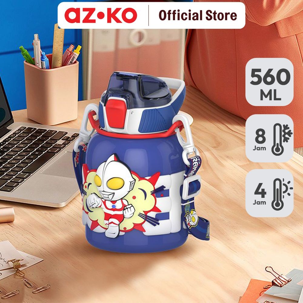 Jual AZKO Ataru Botol Vacuum Flask Stainless Steel Dengan Strap ...