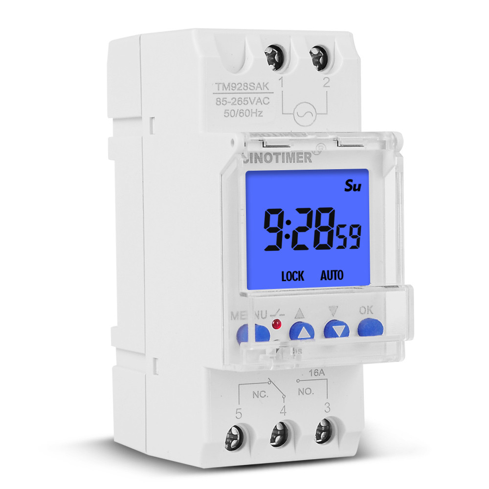 Jual 110V 220V AC 1 Second To 168 Hours Programmable Electronic Time ...