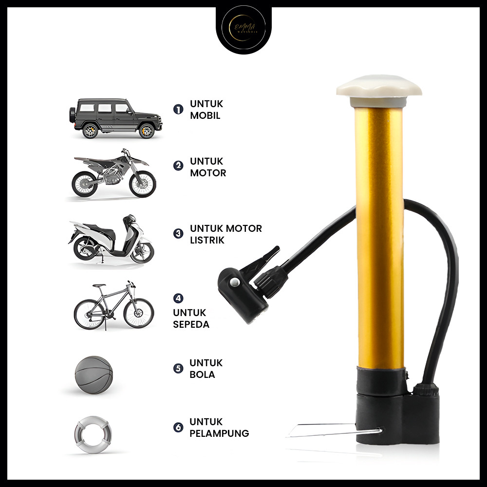Jual Pompa Angin Ban Sepeda Balon Renang Mini Portable | Shopee Indonesia