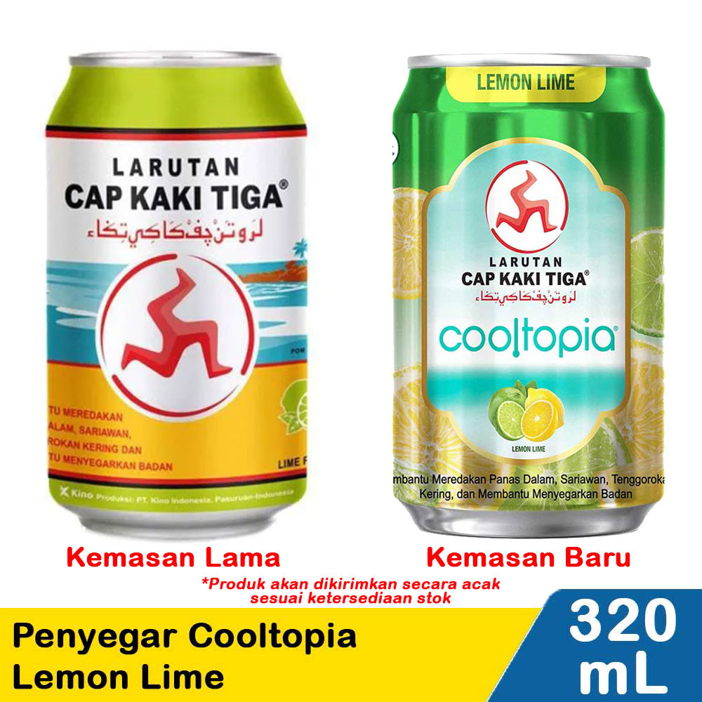 Jual KAKI TIGA LARUTAN PENYEGAR COOLTOPIA LEMON LIME 320mL | Shopee ...