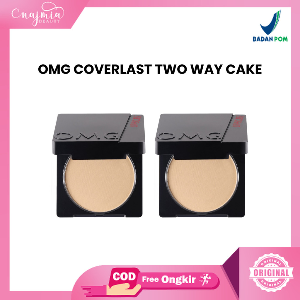 Jual Najmia (Beli 2 lbh murah) OMG Coverlast Two Way Cake 12 g I Bedak ...