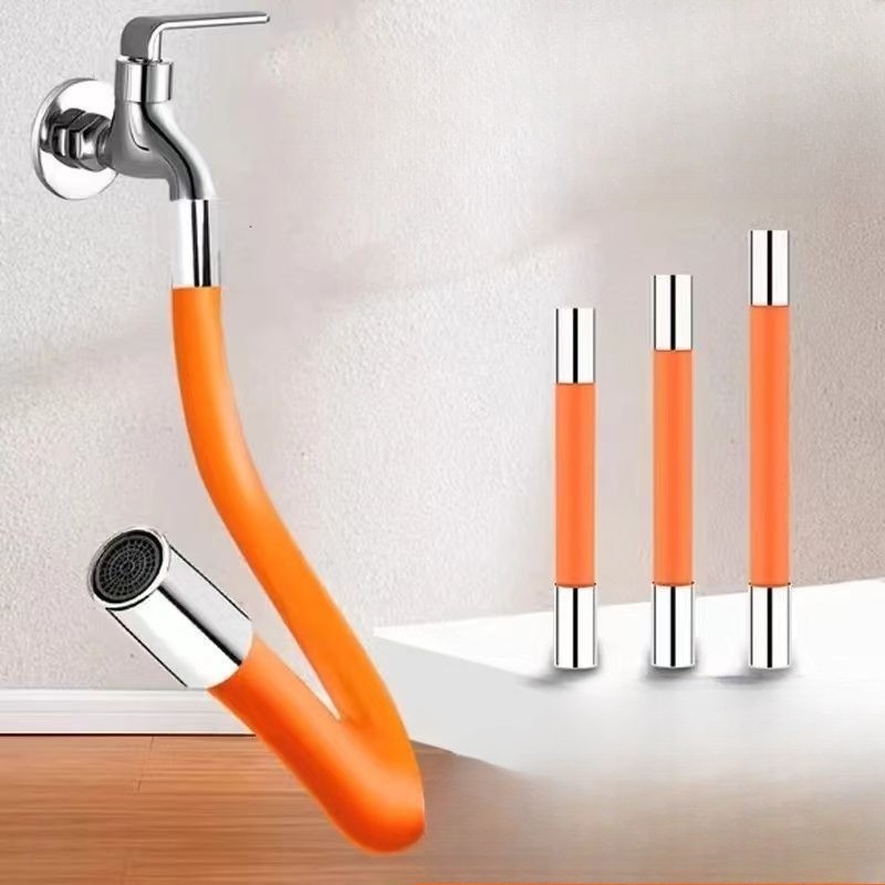 Jual 360 Rotating Faucet Extender Flexible Anti Splash Water Tap ...