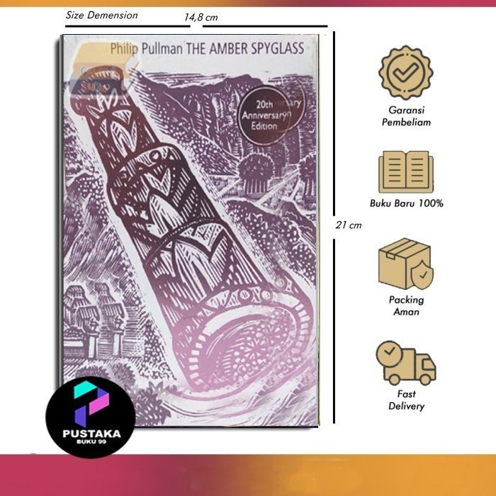 Jual The Amber Spyglass - Phillip Pullman (PB anniversary edition) - Comic Cache | Shopee Indonesia