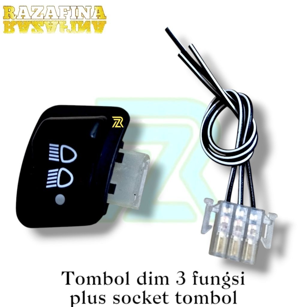 Jual Saklar Tombol Dim 3 Fungsi 3 Titik Plus Socket Tombol Set Tombol ...
