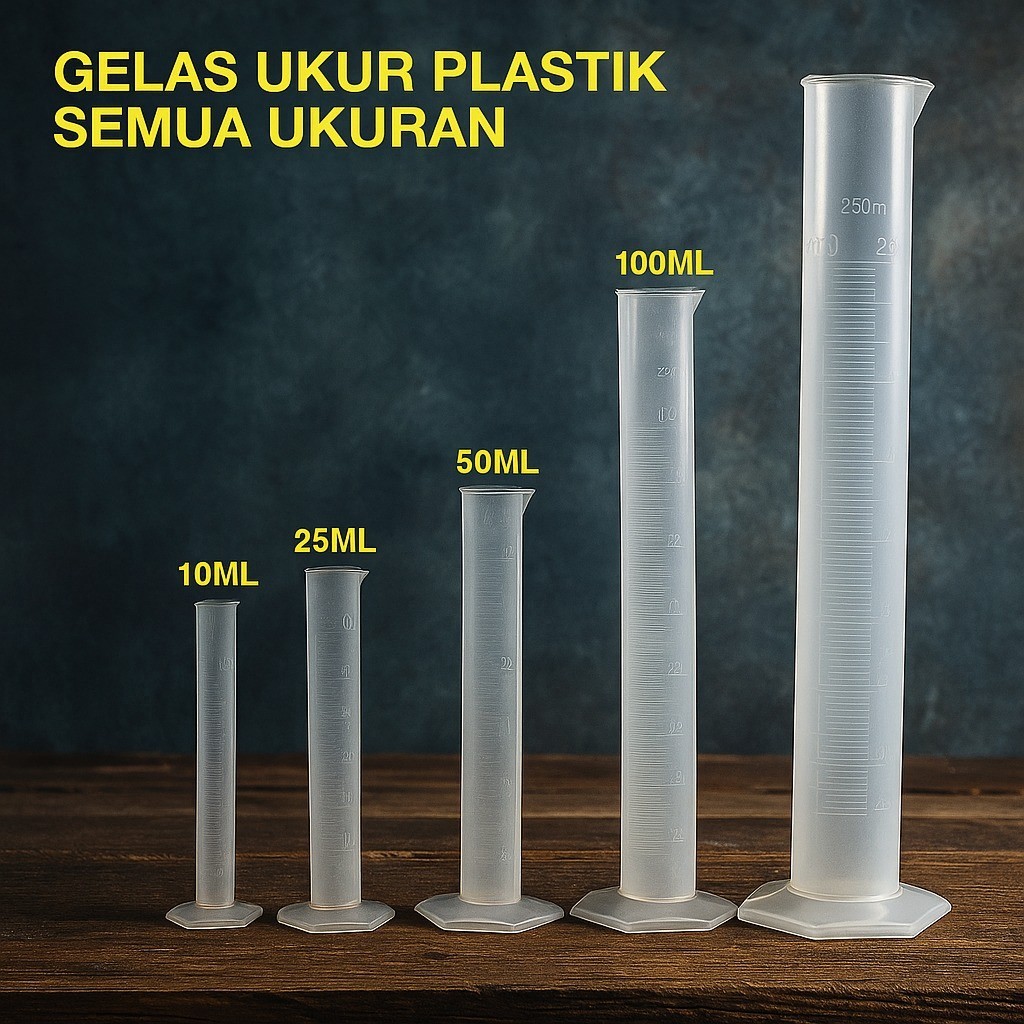 Jual Gelas Takar Plastik Multifungsi ml – Measuring Cup Cylinder untuk ...