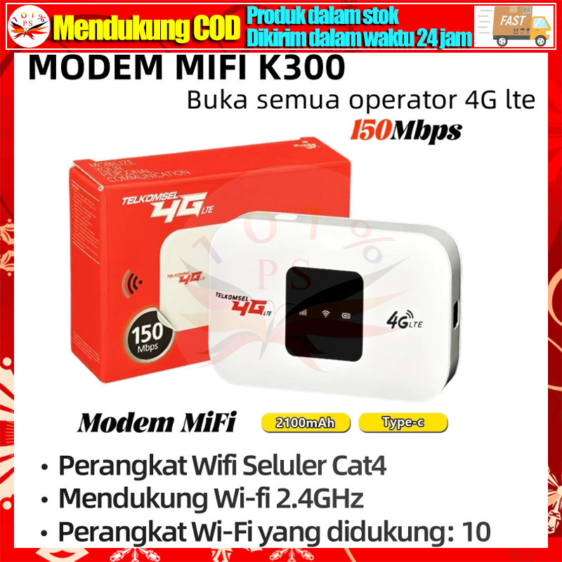 Jual Ready StockModem WiFi 2025 Mifi Router 150Mbps 4G Mini WiFi Mobile ...