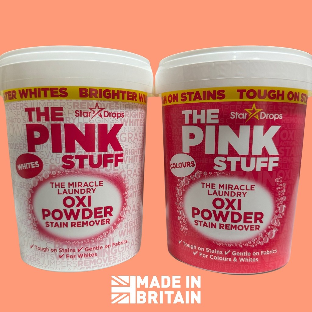 Jual The Pink Stuff Miracle Laundry Oxi Powder Stain Remover | Shopee ...
