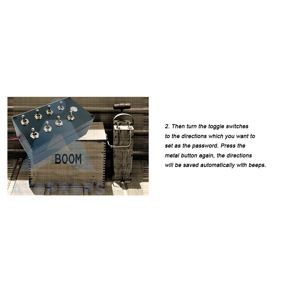 Jual Toggle Box Prop Press the Toggle Switches to Correct Positions and ...
