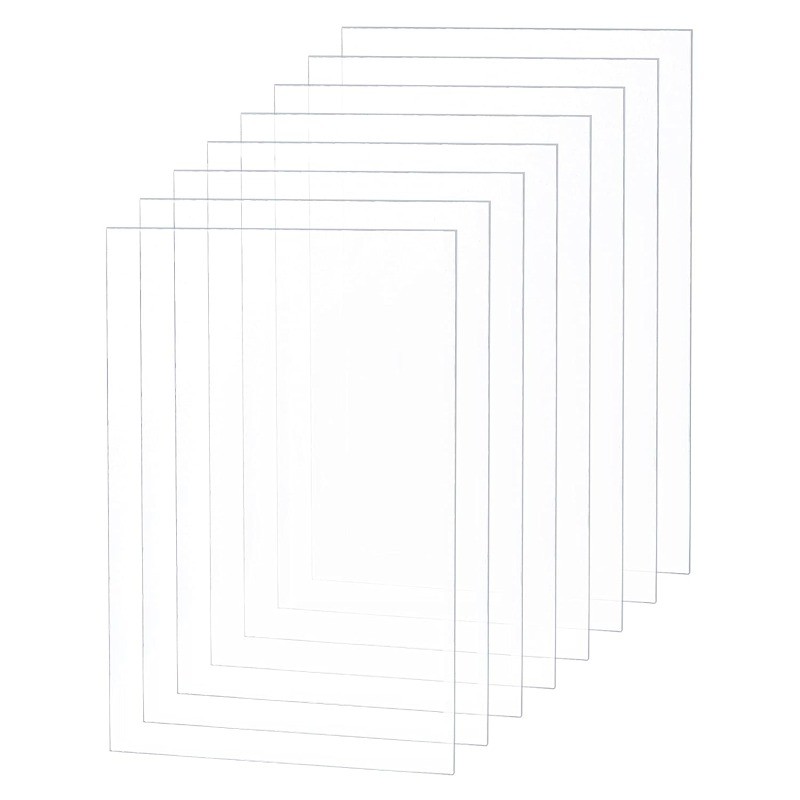 Jual 30 Sheets 0.4mm Plexiglass Picture Frame 5x3 Inch Replacement ...