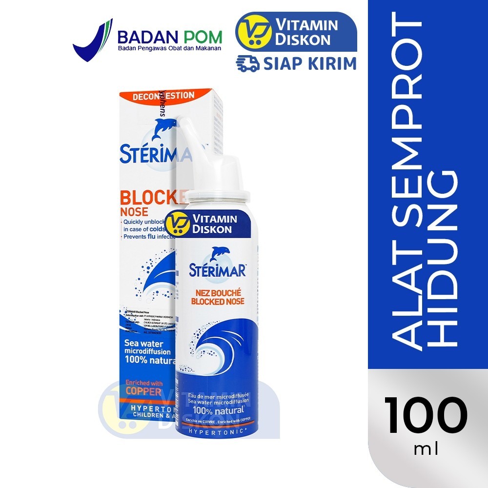 Jual STERIMAR BLOCKED NOSE 100ML Semprotan Hidung Tersumbat Untuk Anak ...