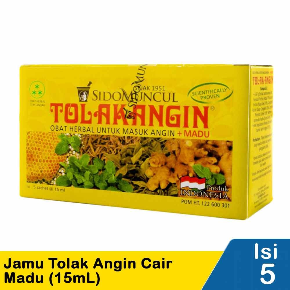 Jual SIDO MUNCUL JAMU TOLAK ANGIN CAIR + MADU 5x15mL | Shopee Indonesia