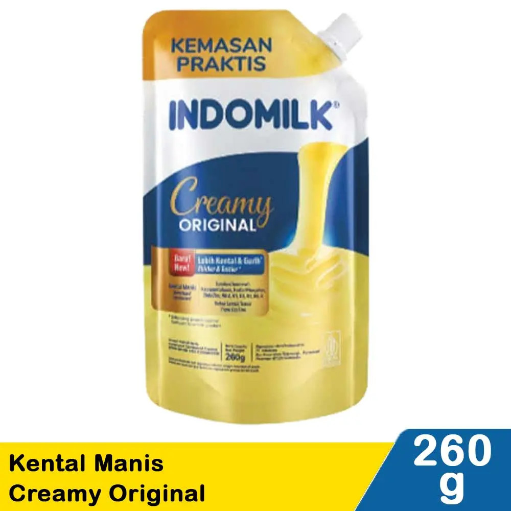 Jual INDOMILK KENTAL MANIS CREAMY ORIGINAL 260g | Shopee Indonesia