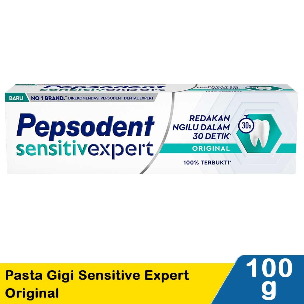 Jual PEPSODENT PASTA GIGI SENSITIVE EXPERT ORIGINAL 100g | Shopee Indonesia
