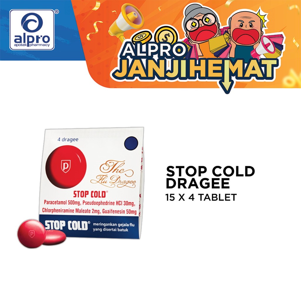 Jual Stop Cold Dragee 15X4 Tab / (AJH) | Shopee Indonesia