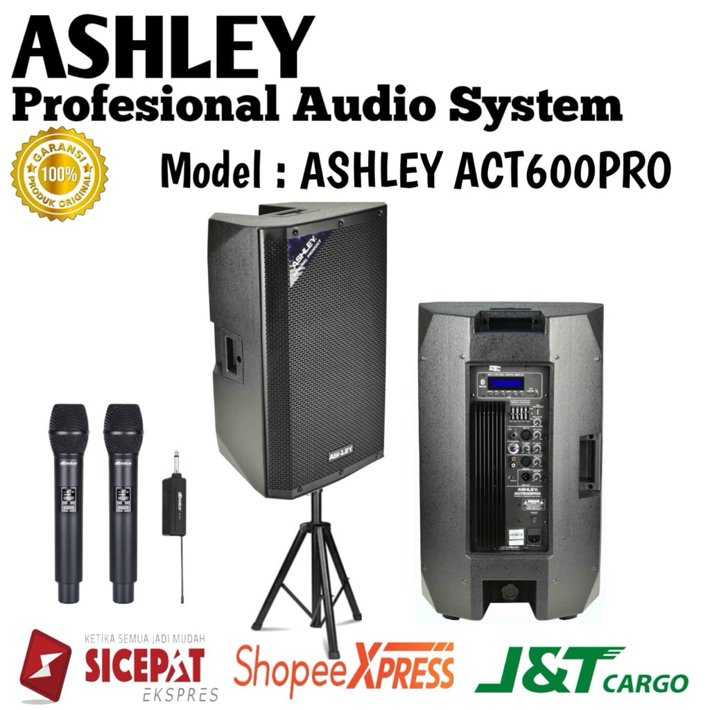 Jual 9.9 SALE Speaker Aktif Ashley Act600 Pro Original Speaker aktif 15inch Garansi resmi ...