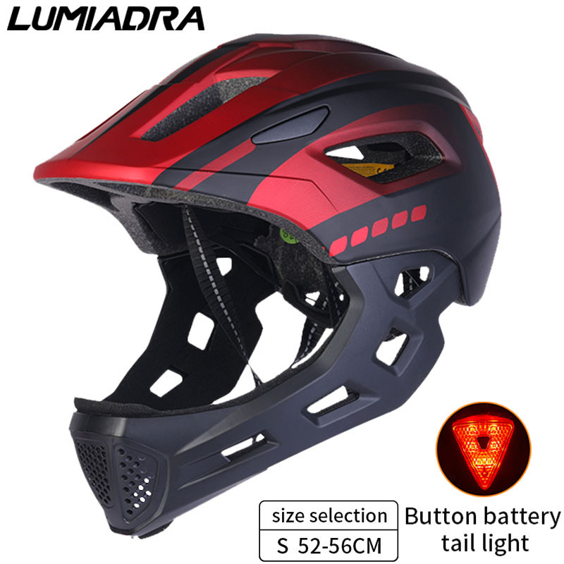 Jual Lumiadra Detachable Kids Full Face Bike Helmets for Children ...