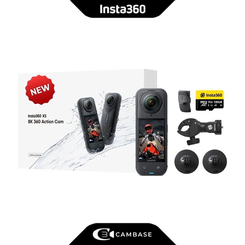 Jual Insta360 X5 Action Camera 360° 8K/ HDR/ Waterproof/ Fast Charging ...