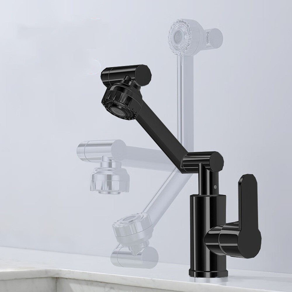 Jual 360° Rotating Robotic Arm Faucet Hot and Cold Water Water-Saving ...